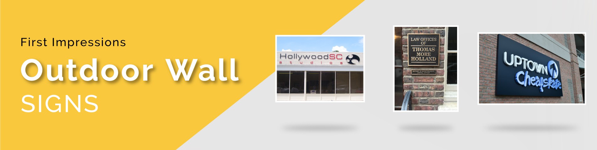 Custom Wall Signs - Large or Small, Signage to Mount to any Wall.