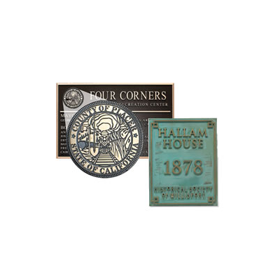 Custom Cast Metal Plaques | Bronze, Lead, Aluminum, Brass, and Steel
